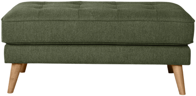 Cooper Green Fabric Footstool